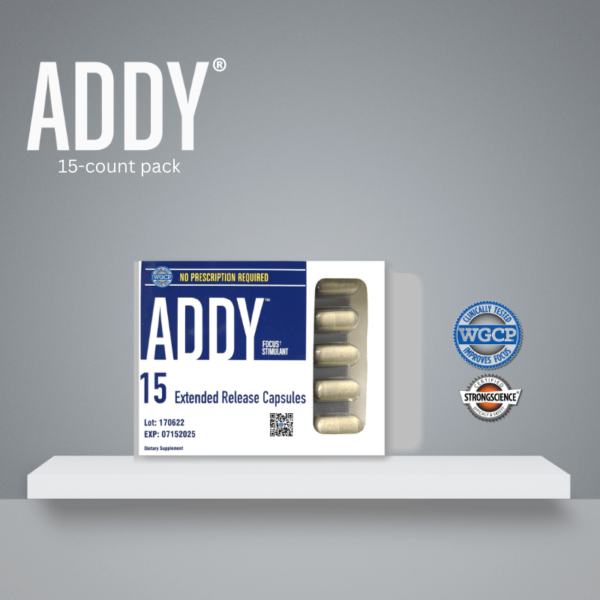 Addy™ Focus - 30 Capsule Bottle - WGCPAddy